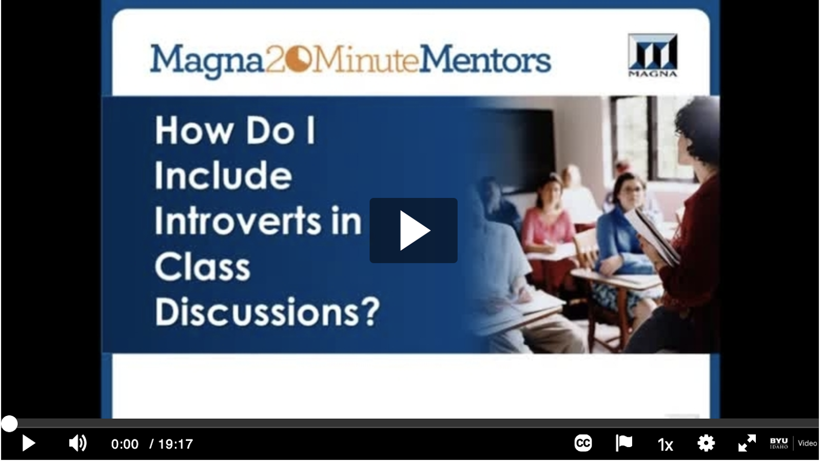 BYU-Idaho Learning and Teaching